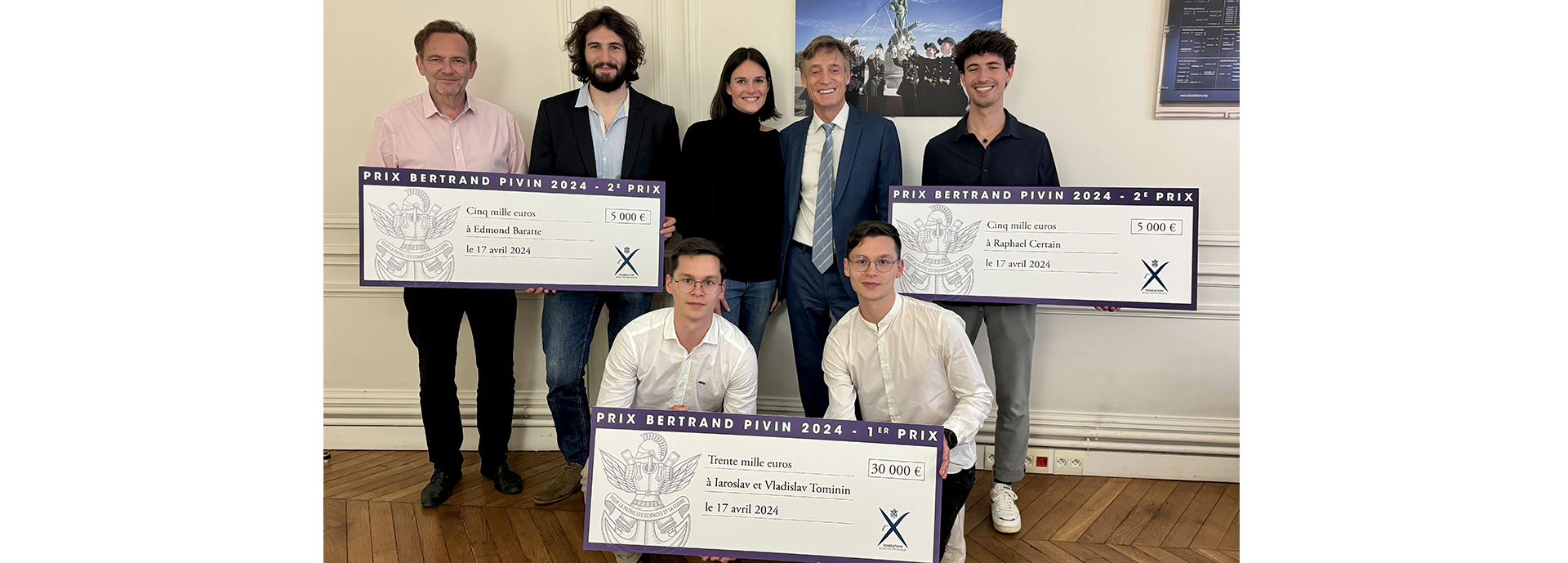 Vladislav et Iaroslav Tominin, Edmond Baratte et Raphael Certain ...