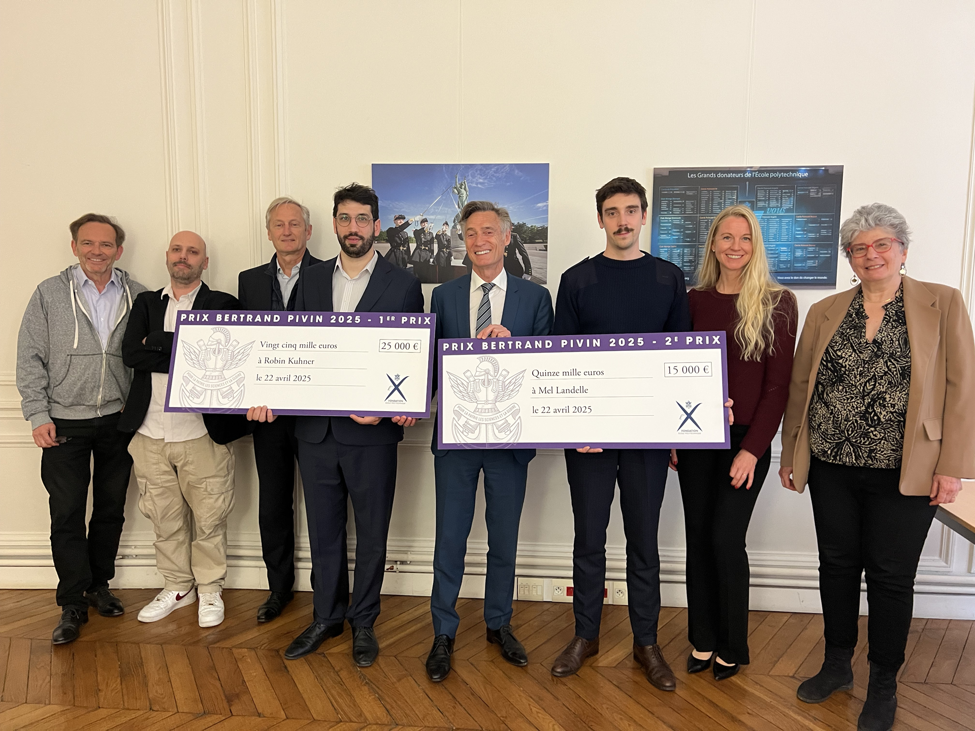 Robin Kuhner et Mel Landelle, lauréats du prix Bertrand Pivin 2025 ...