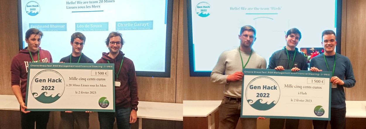 Closing and award ceremony for the GenHack2 challenge - École polytechnique